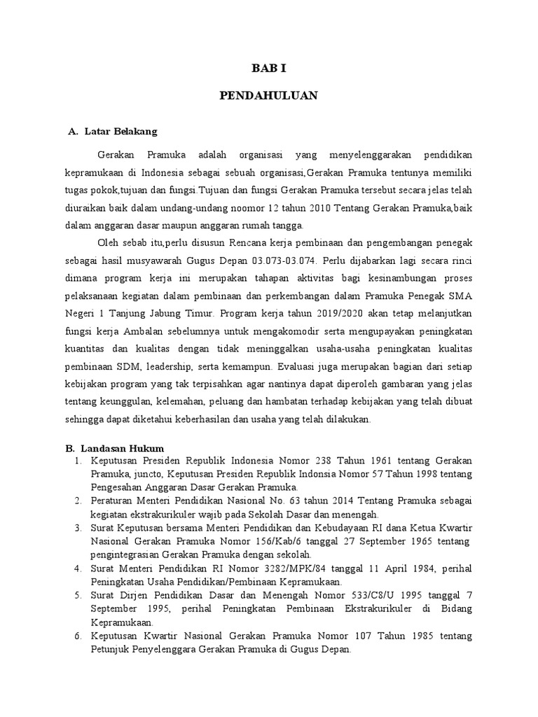 Contoh PROKER | PDF | Karier & Perkembangan | Perjalanan