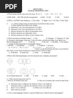 General Mental Ability Test Questions With Answers | PDF | Science ...