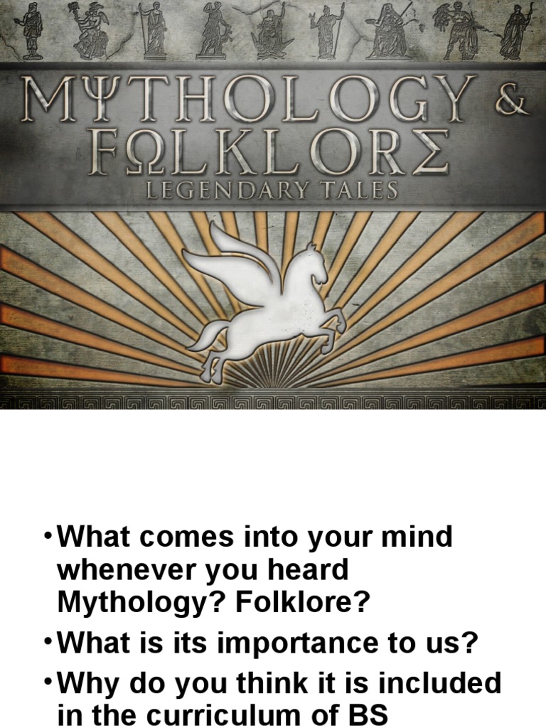 Mythology and Folklore Introduction | PDF | Greek Mythology | Folklore