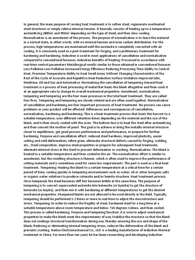 Difference Between Annealing and Normalizing | PDF | Heat Treating ...