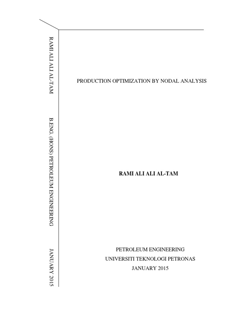 Production Optimization by Nodal Analysis | PDF | Petroleum Reservoir | Barrel (Unit)