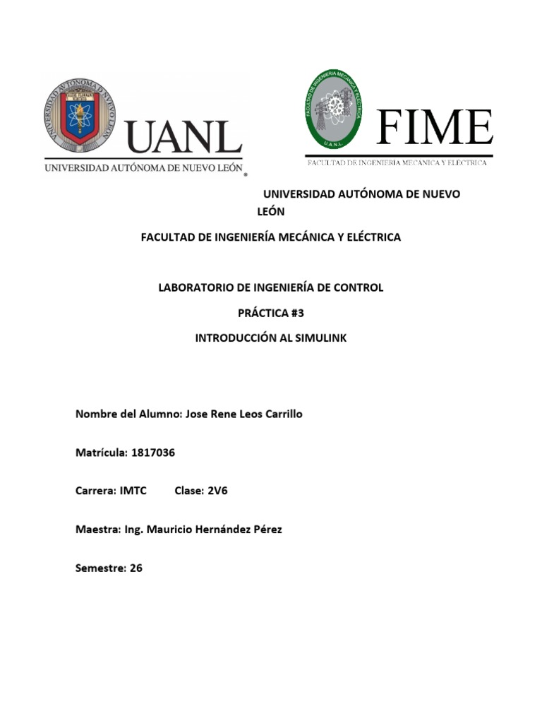 Práctica 3-LAB CONTROL | PDF