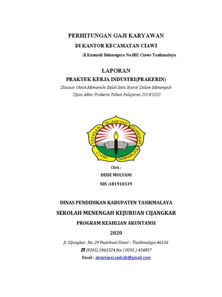 Perhitungan Gaji Karyawan | PDF