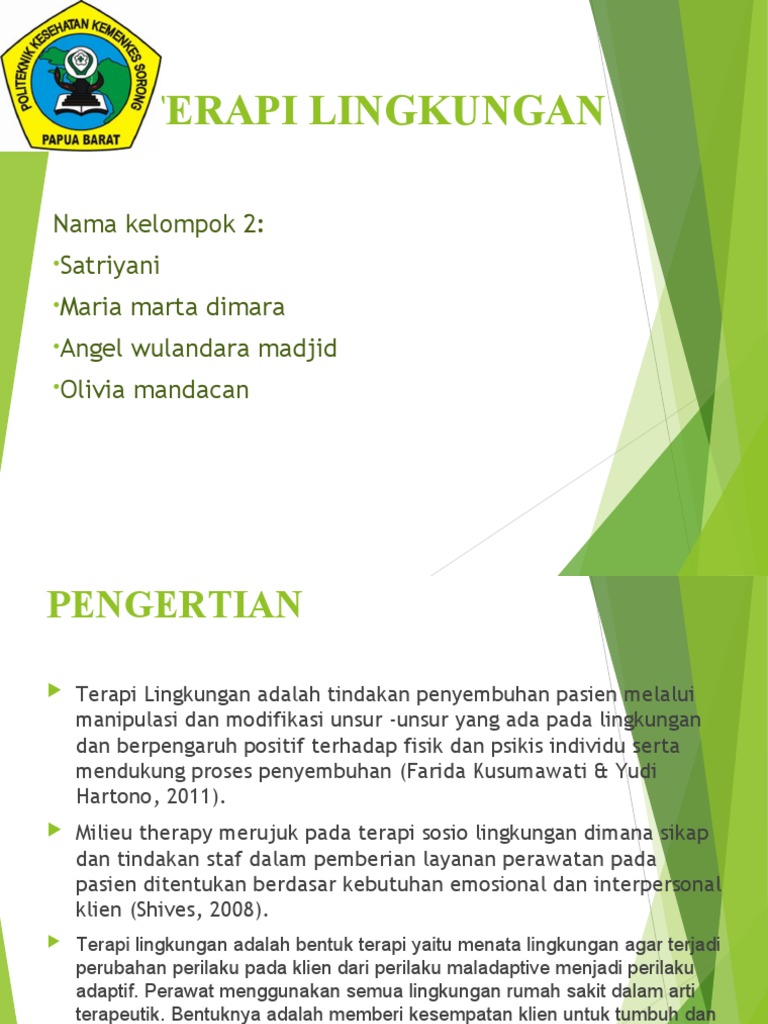 Terapi Lingkungan | PDF