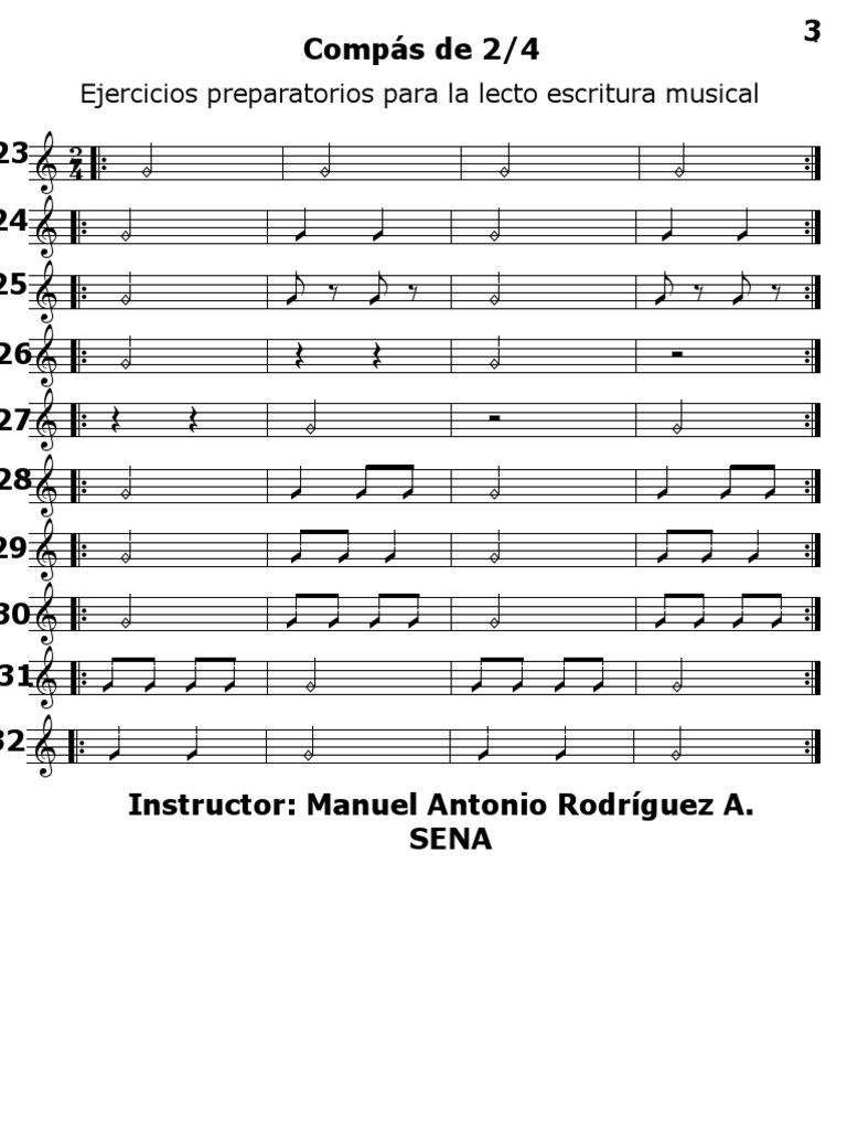 Compas DOS CUARTOS 3 | PDF