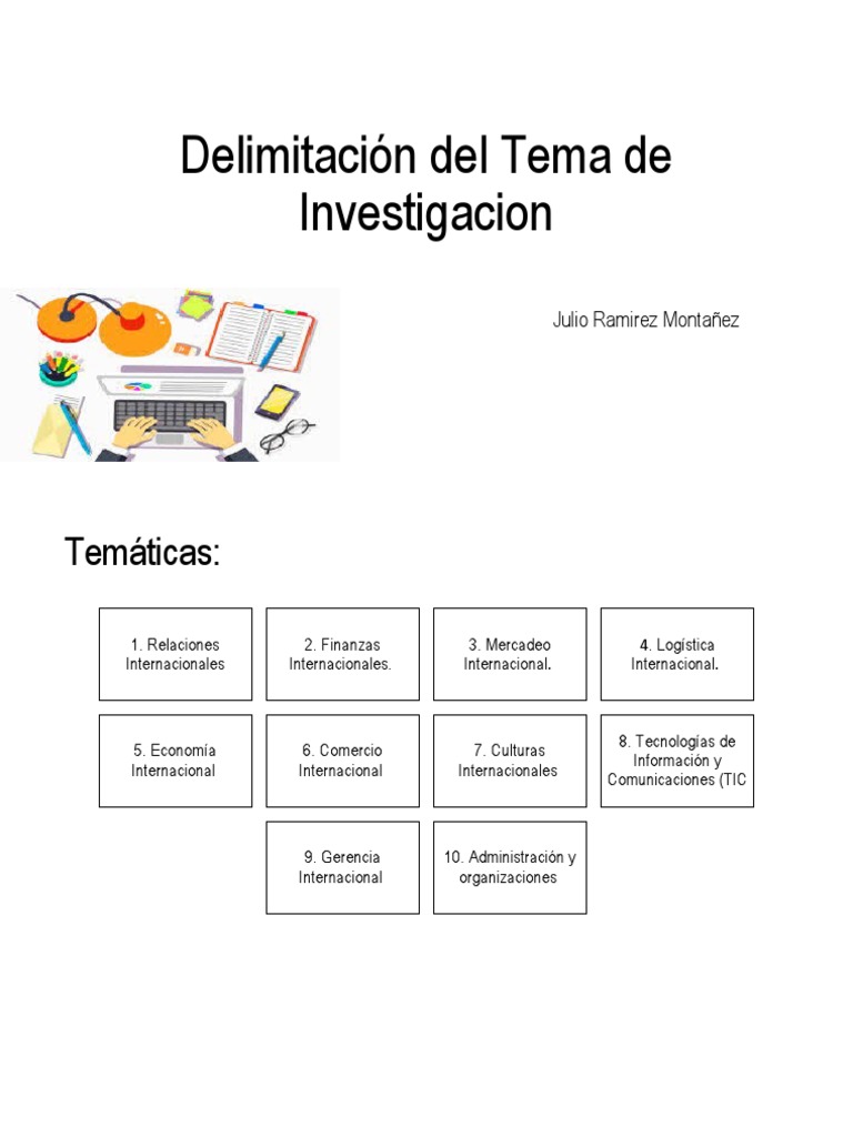 Delimitación del Tema de Investigación | PDF | Análisis FODA | Marketing