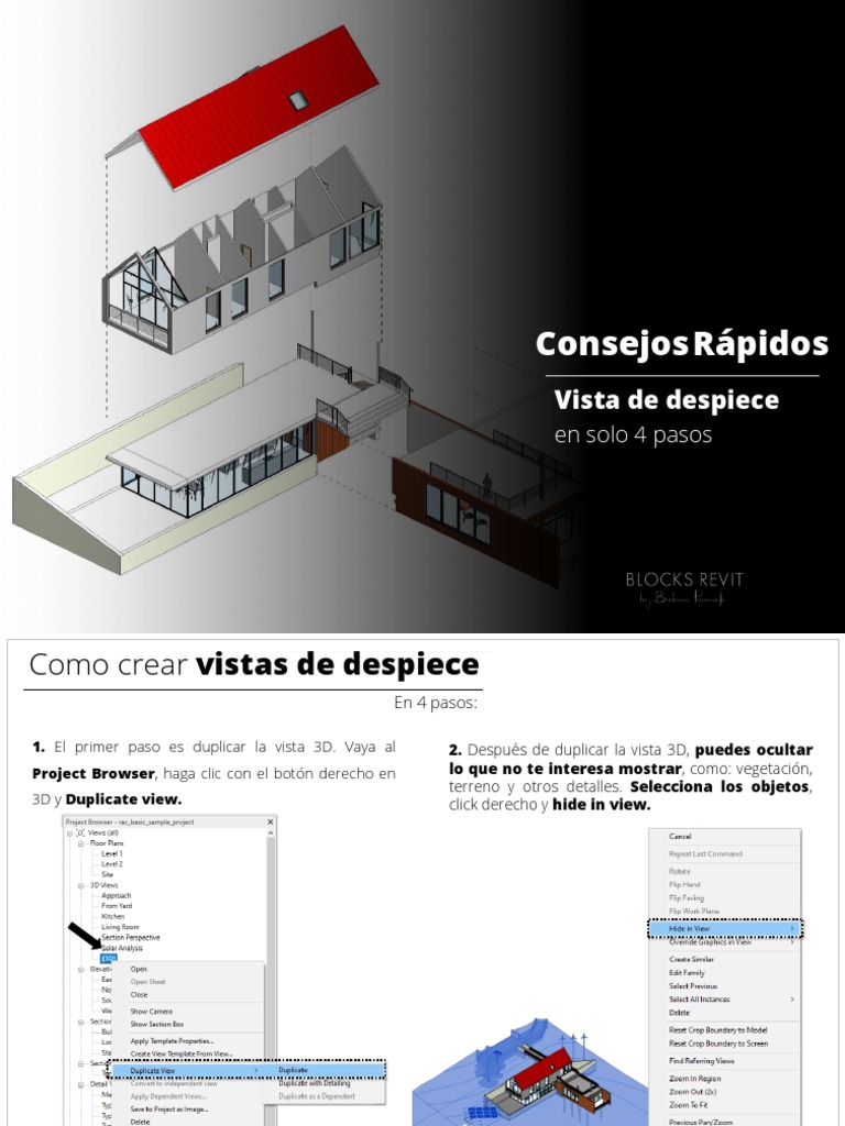 Crear Vistas Explotadas en Revit | PDF | Arte
