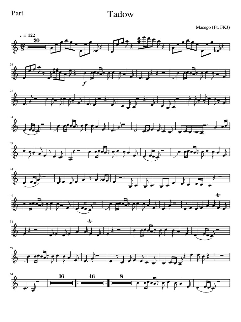 Tadow Sheet Music and Tabs | PDF