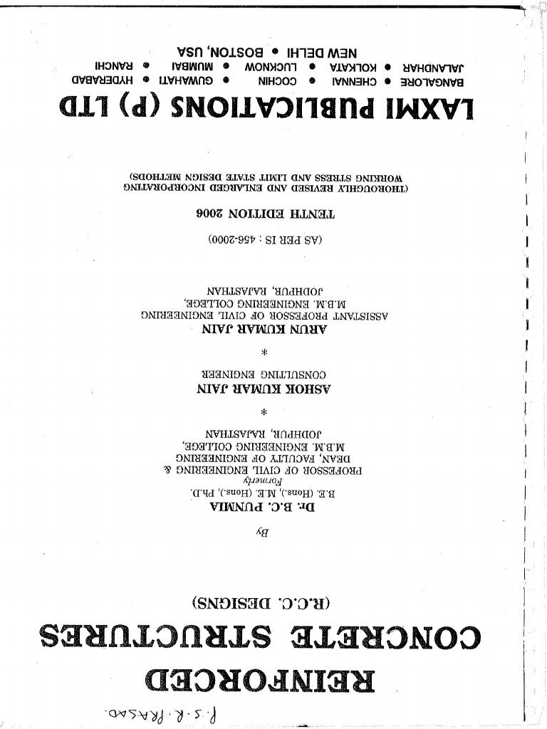 RCC Designs (AK Jain) PDF | PDF