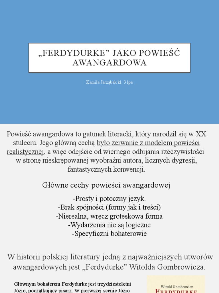 Ferdydurke | PDF