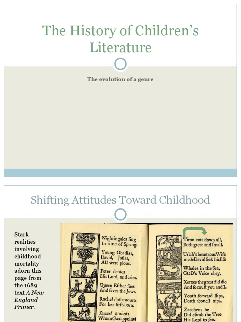 The History of Childrens Lit | PDF | Childhood | Modernism