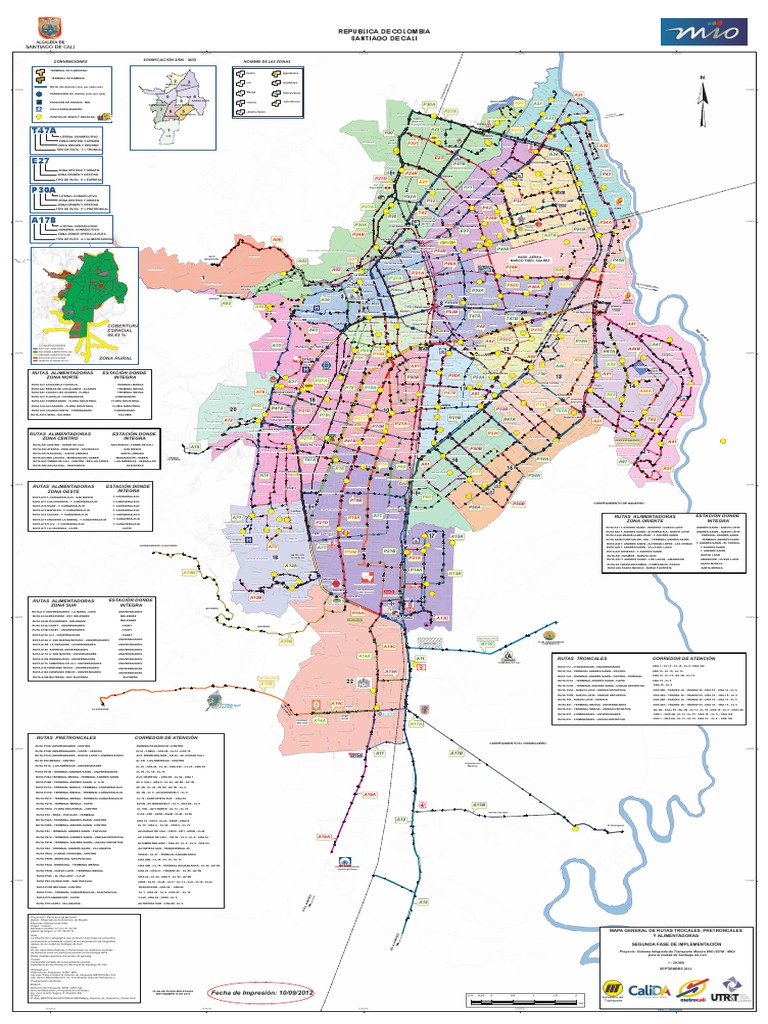 Mapa Comunas Mio PDF | PDF