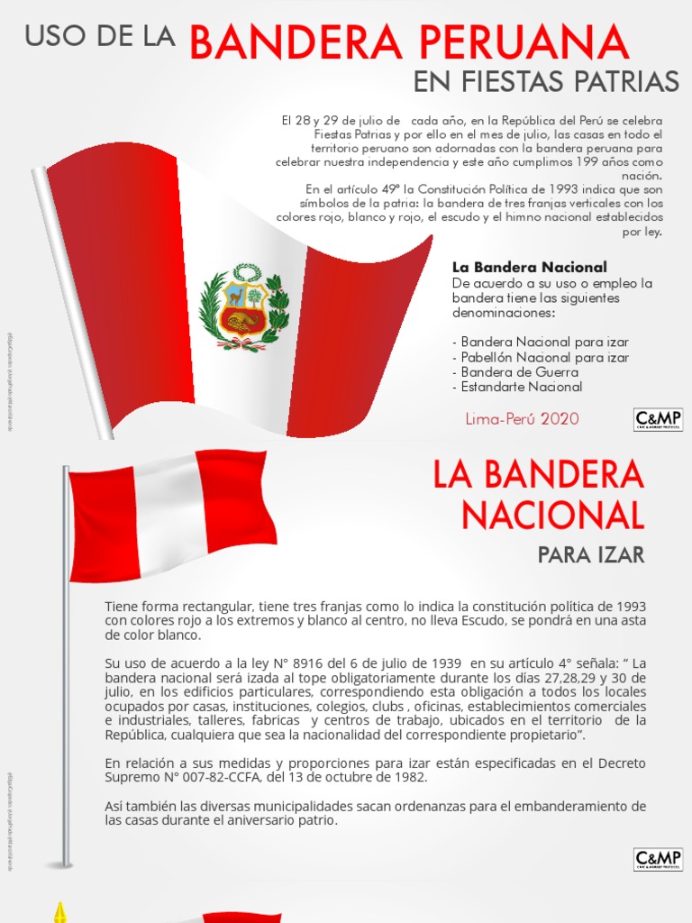 Bandera Peruana | PDF | Bandera | Símbolos nacionales