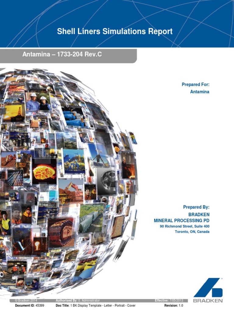 Shell Liners Simulation - 20° y 22° PDF | PDF | Business