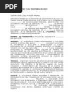 Modelo Minuta Poder Especial | PDF | Bancos | Propiedad