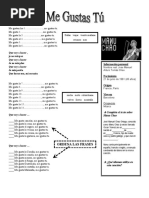 Letra de "Me gustas tú" - Manu Chao | PDF