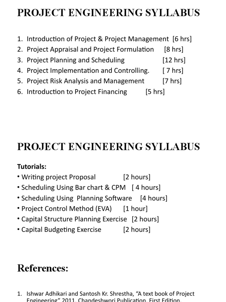1.project Engineering | PDF | Project Management | Feasibility Study