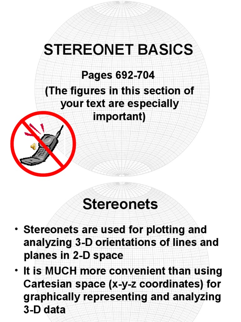 Understanding Stereographic Projections: An Introduction to Analyzing ...