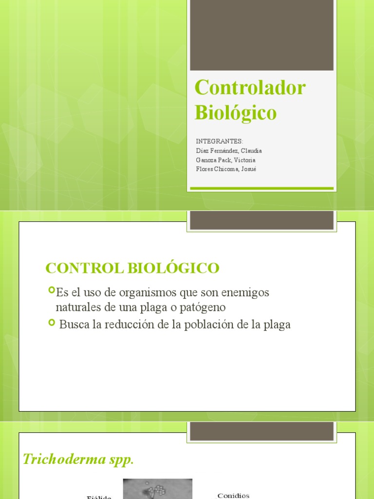 Controlador Biológico TERMINADO | PDF | Control biológico de plagas ...