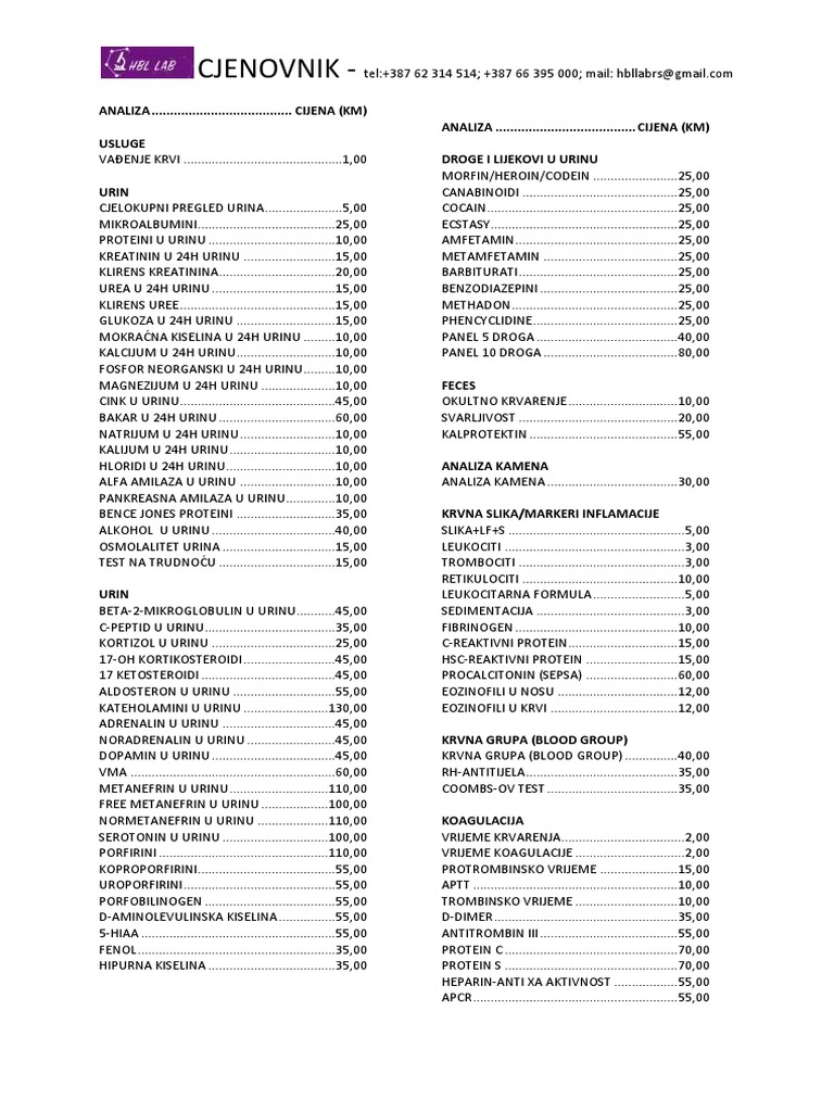 CJENOVNIK | PDF