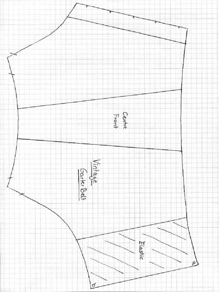 1950s Garter Belt Free Pattern | PDF