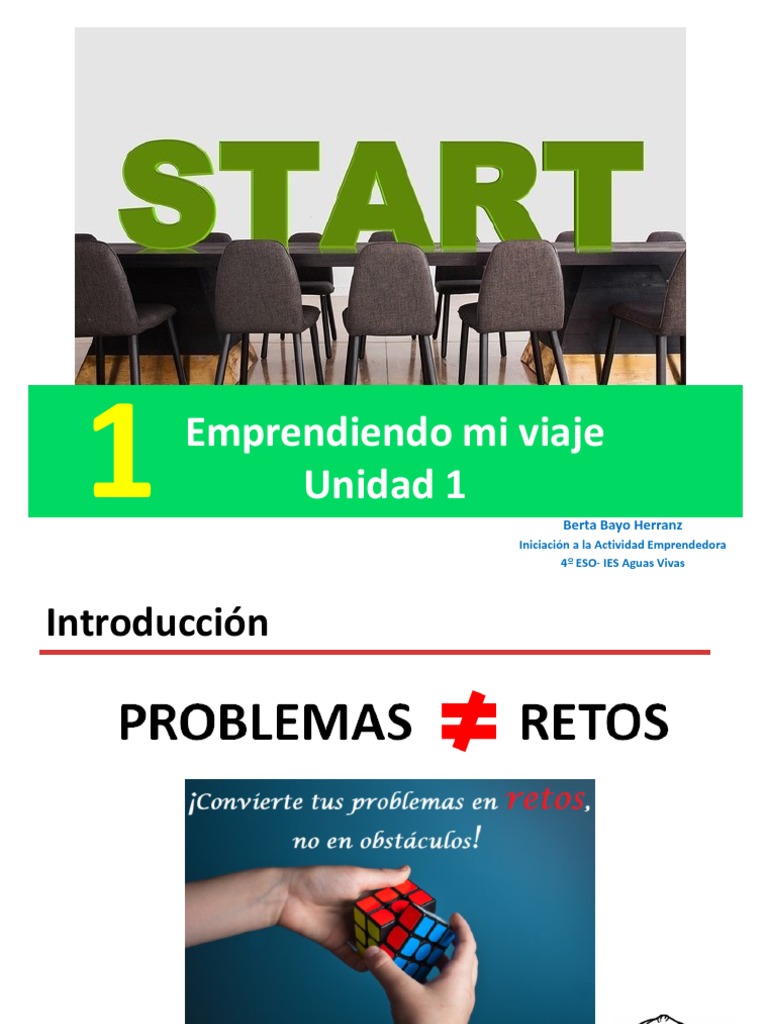 Unidad 1. Emprendiendo Mi Viaje - PPT - 4ºESO | PDF | Leche | Business