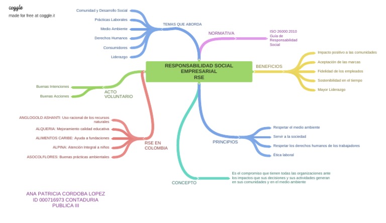 Mapa Conceptual Rse | PDF | Responsabilidad social corporativa | Política