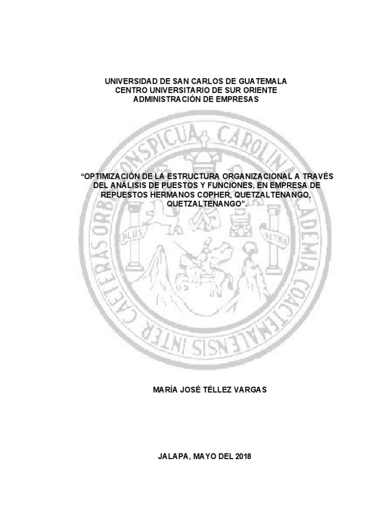 Plan de Investigacion Hermanos Copher | PDF | Calidad (comercial ...