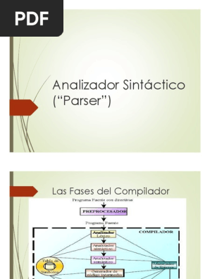 Analizador Sintactico