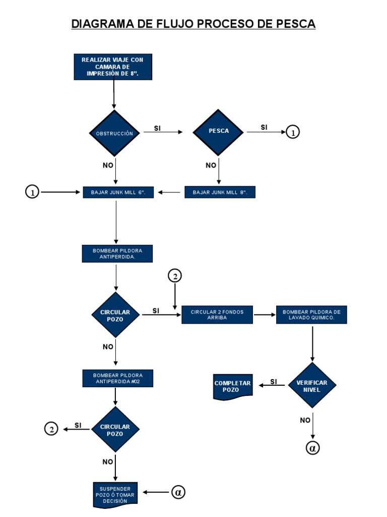 Flujo de Trabajo Proceso de Pesca Petrolera | PDF | Infografia ...