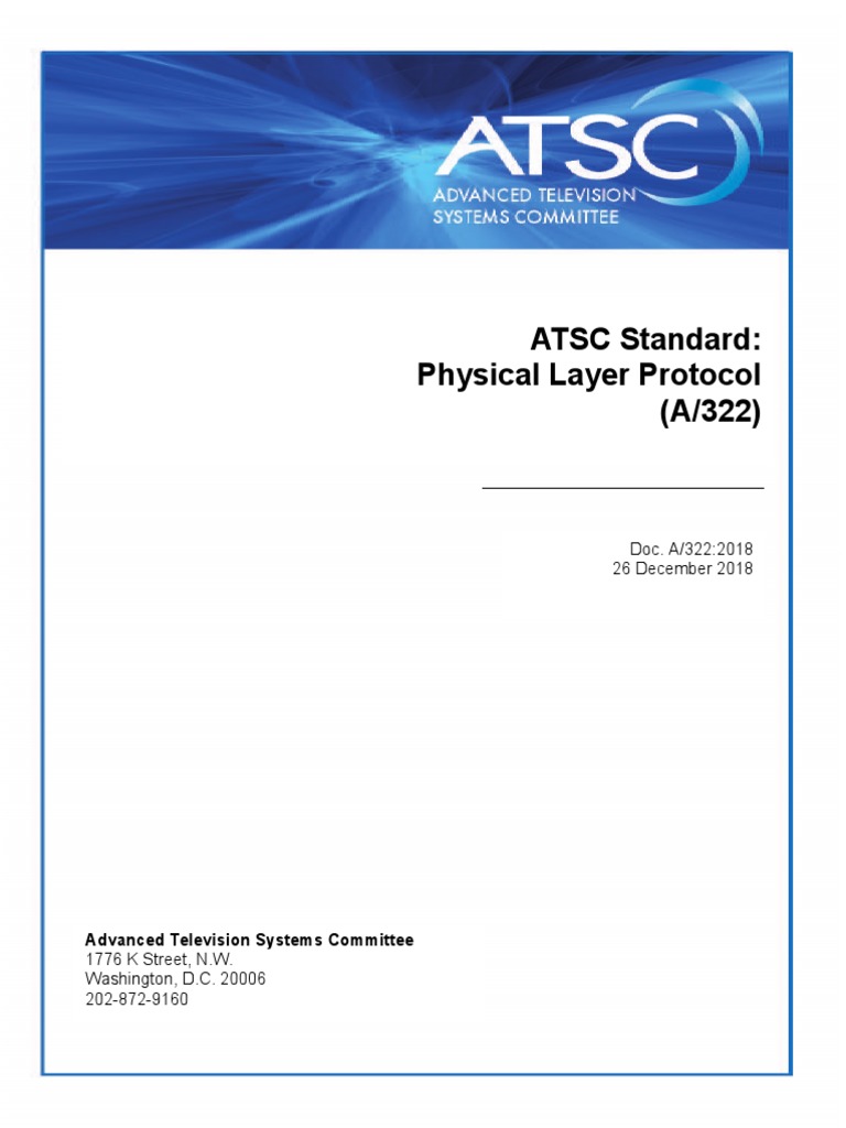 A322 2018 Physical Layer Protocol | PDF | Multiplexing | Modulation