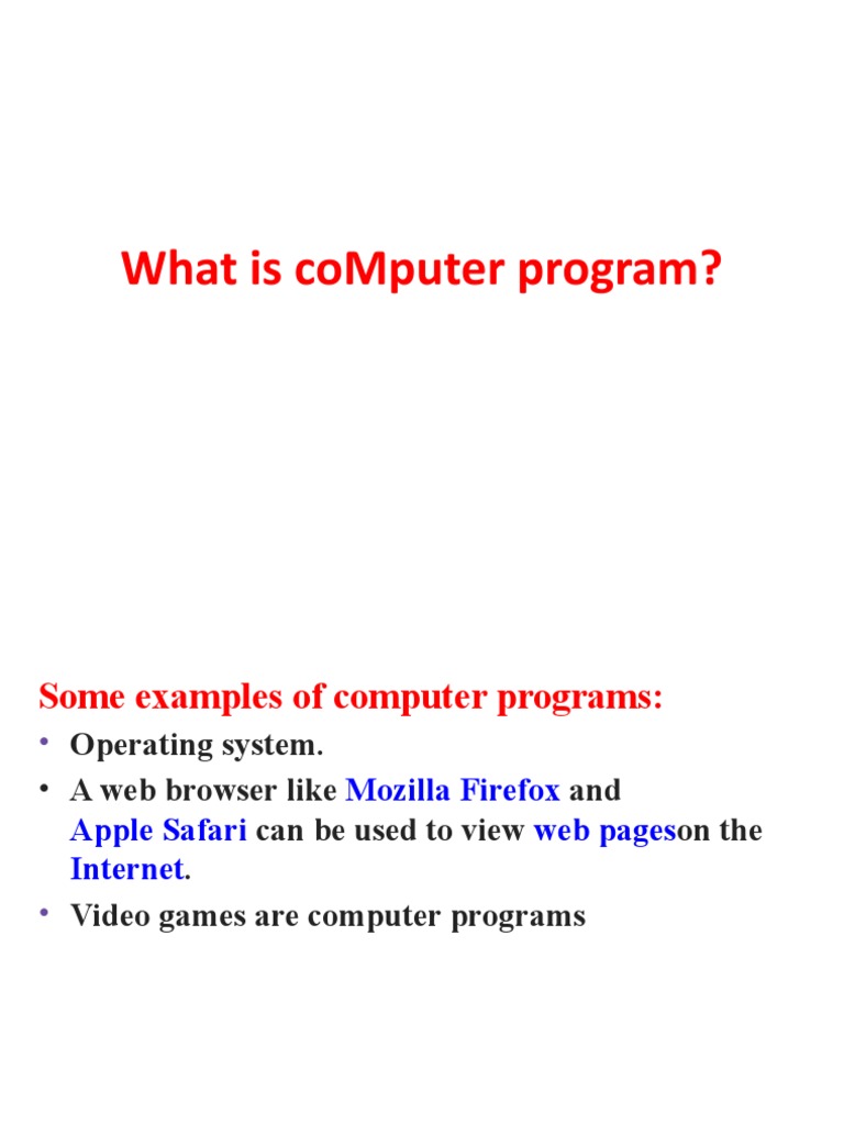 What Is Computer Program? | Download Free PDF | Cascading Style Sheets ...