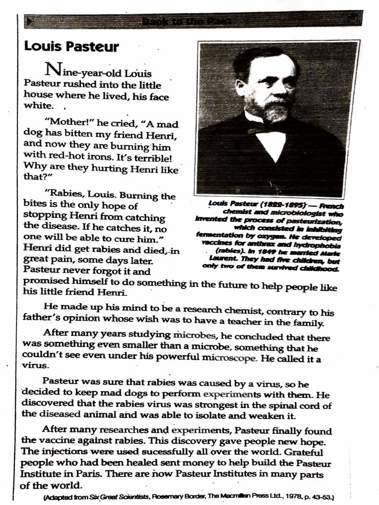 Louis Pasteur Pasteurization Experiment