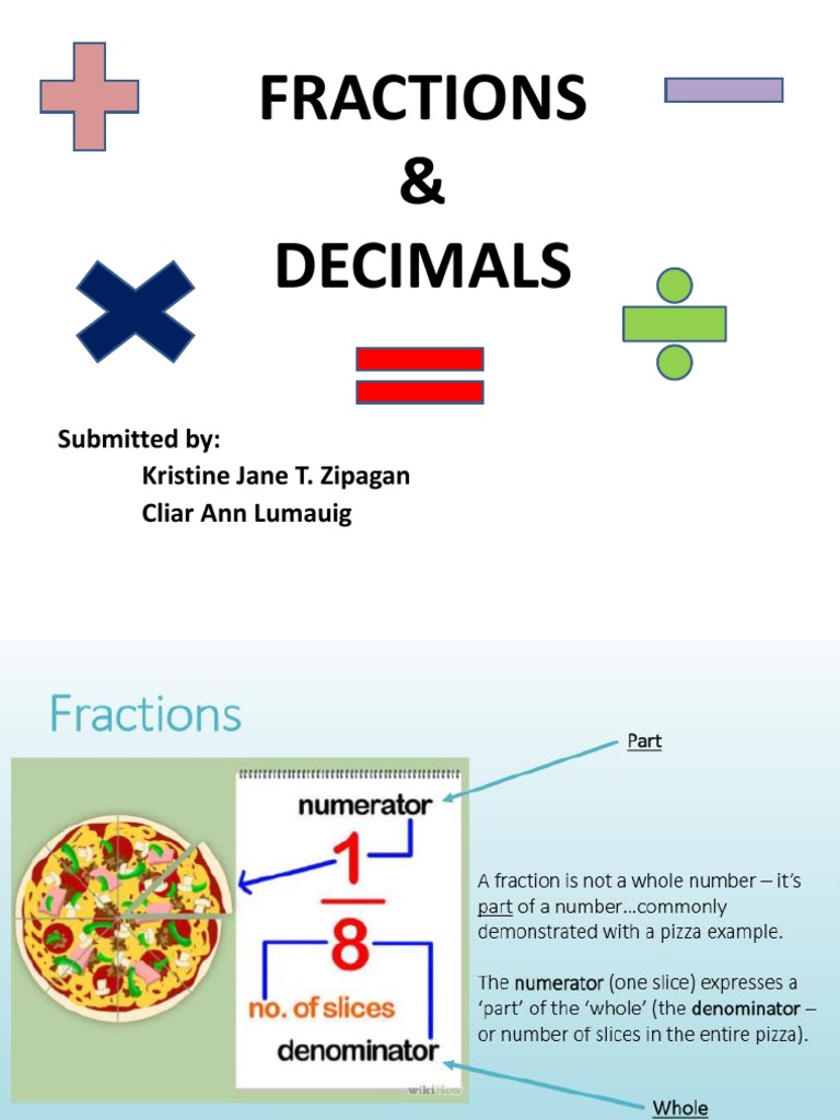 Fractions and Decimals (FINAL) | PDF | Decimal | Fraction (Mathematics)