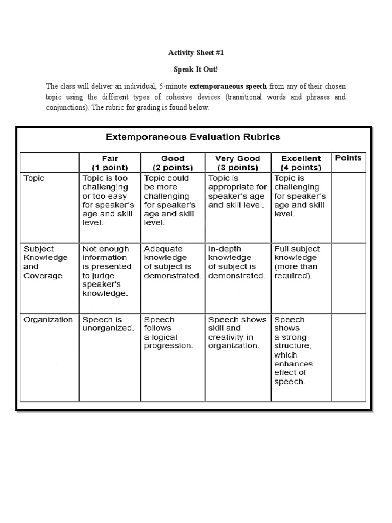 Activity Sheet on Cohesive Devices | PDF | Cognition | Cognitive Science