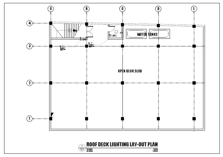 Roof Deck Lighting Layout Plan | PDF | Teaching Methods & Materials