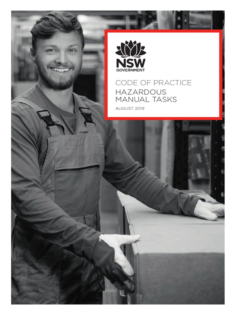 Hazardous Manual Tasks COP | PDF | Occupational Safety And Health | Risk