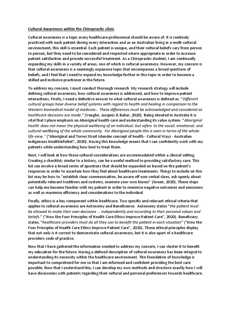 Reflection Topic 1 | PDF | Health Care | Autonomy