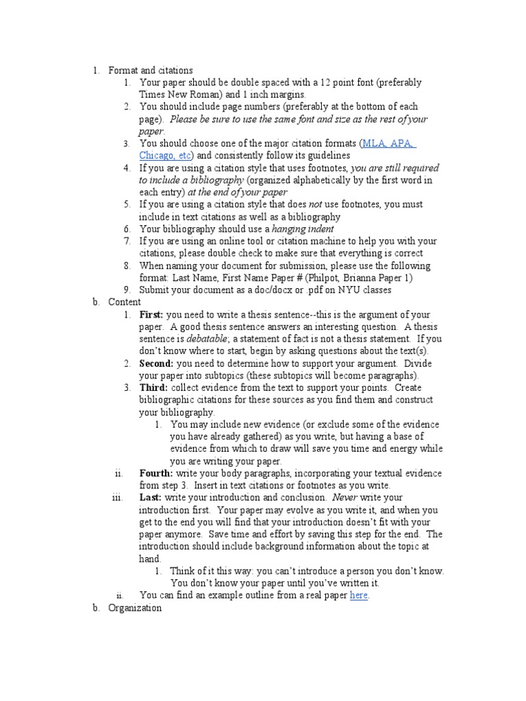 Paper.: Mla, Apa, Chicago, Etc | PDF | Citation | Thesis