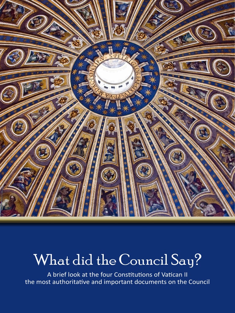 Overview of Vatican II's Four Constitutions | PDF | Second Vatican ...