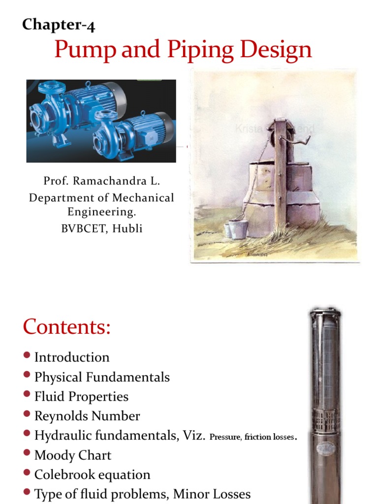 Pump And Piping Design Fundamentals Pdf Pump Pressure