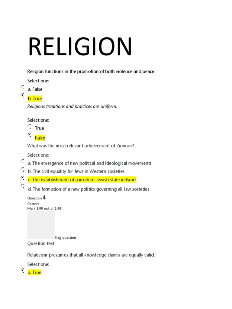 Religion: Religion Functions in The Promotion of Both Violence and ...