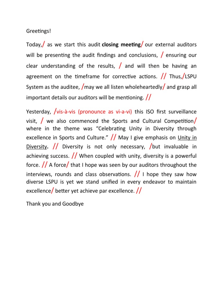 Vis-À-Vis (Pronounce As Vi-A-Vi) : Diversity Is Not Only Necessary | PDF