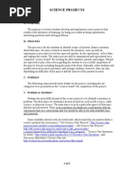 Science Investigatory Project: Topic Proposal | PDF | Art | Computers