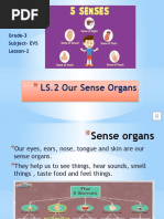 Scie3 - q2 - Mod1 - Human Sense Organs - V4 | PDF | Senses | Taste