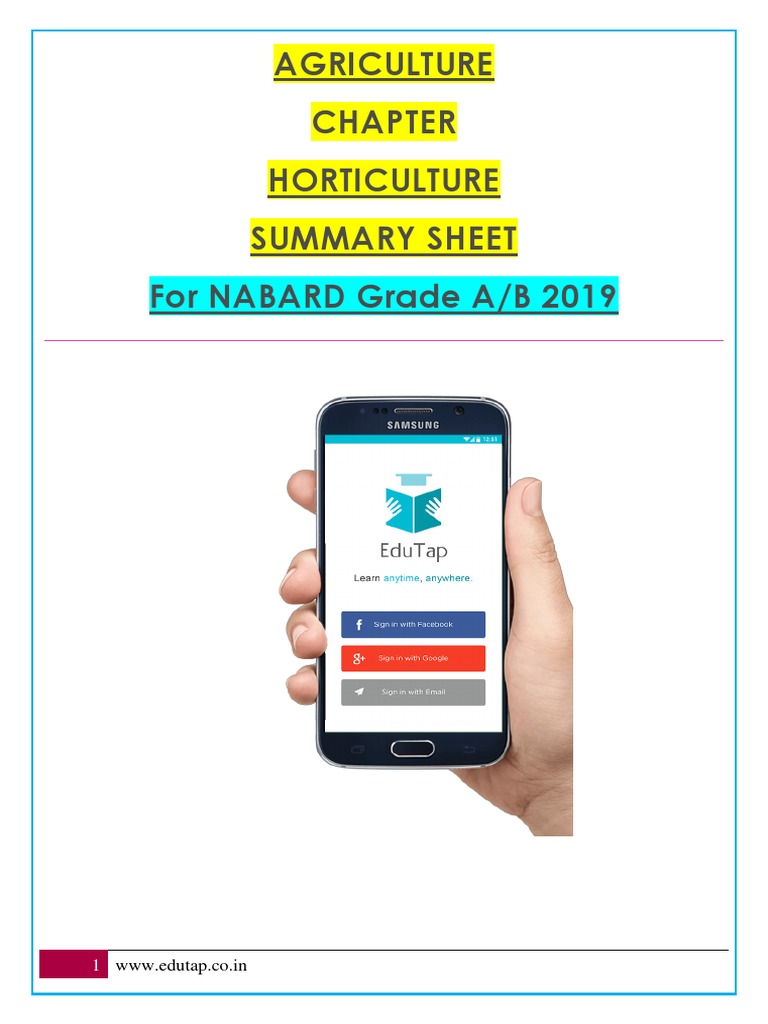6 HORTICULTURE Notes Horticulture-Summary-Sheet - 16.04.2020 | PDF ...