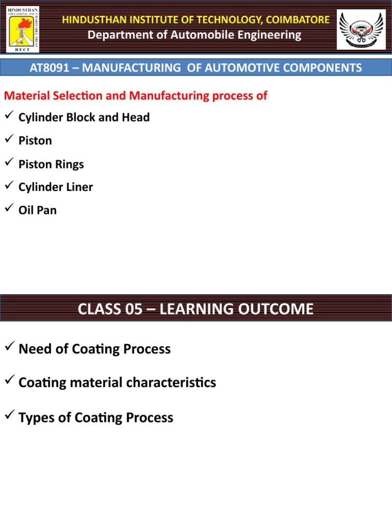 Class 05 - Coating Process | PDF
