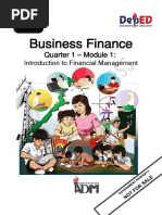 Business Finance Module 1 Abm Grade12 | PDF | Securities (Finance ...