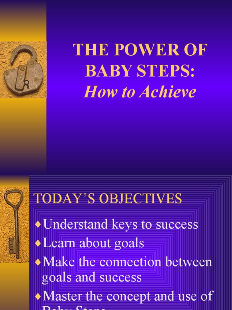 Power of Baby Steps | PDF | Goal | Applied Psychology