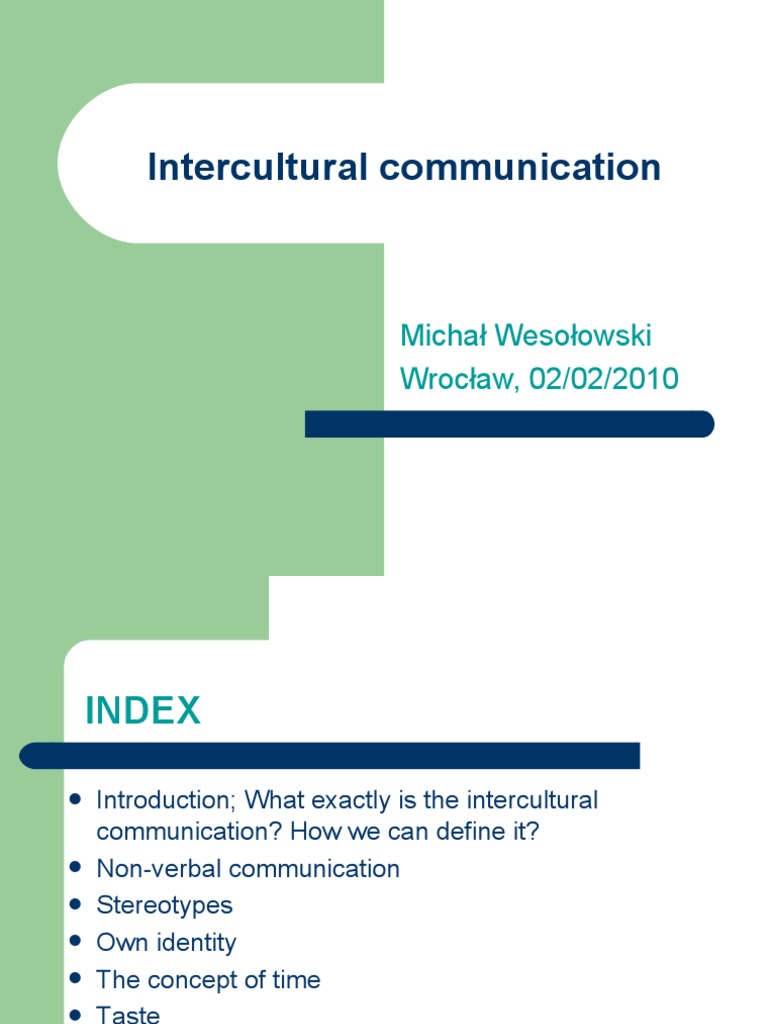 Intercultural Communication | PDF | Identity (Social Science ...